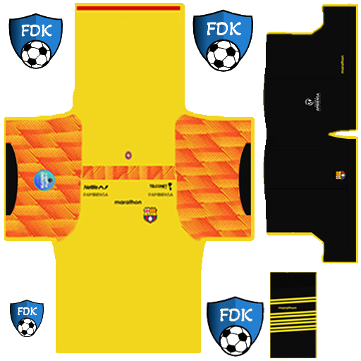 Barcelona SC Pro League Soccer Kits 2025 - Barcelona SC PLS and PKS Kits