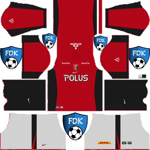 Urawa Red Diamonds DLS Kits 2025 - Dream League Soccer Kits 2025