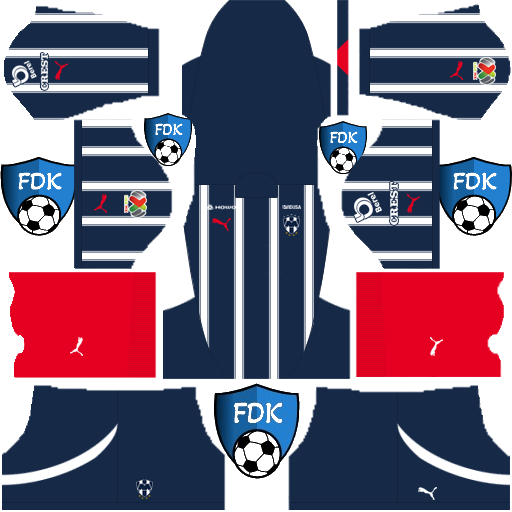 CF Monterrey DLS Kits 2025 - Dream League Soccer Kits 2025