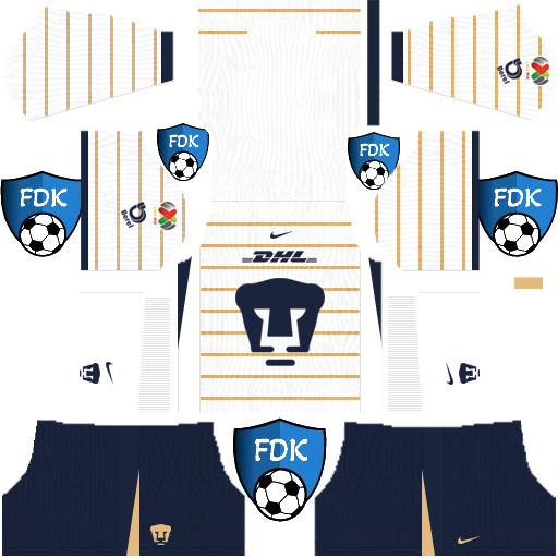 Pumas UNAM DLS Kits 2025 - Dream League Soccer Kits 2025
