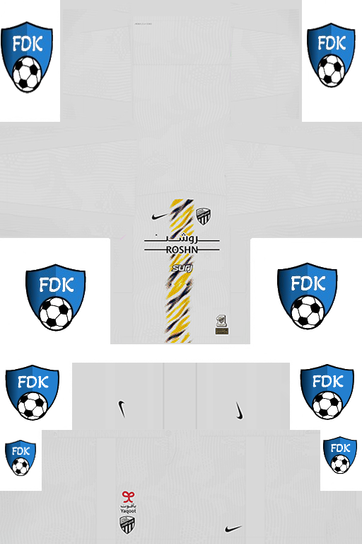 Al Ittihad FC Football League Kits 2025-26