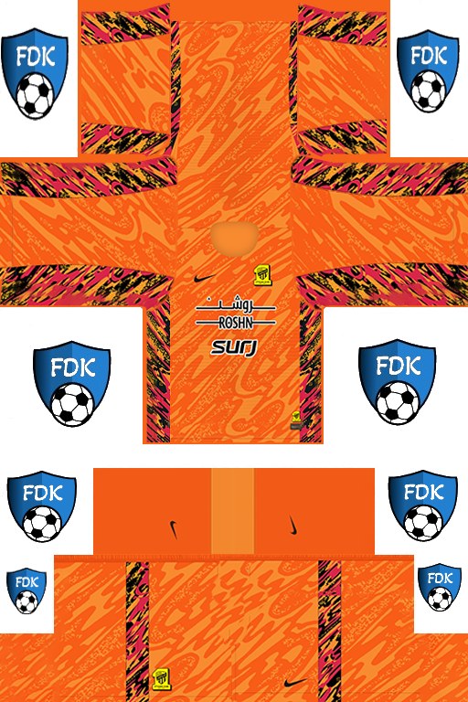 Al Ittihad FC Football League Kits 2025-26