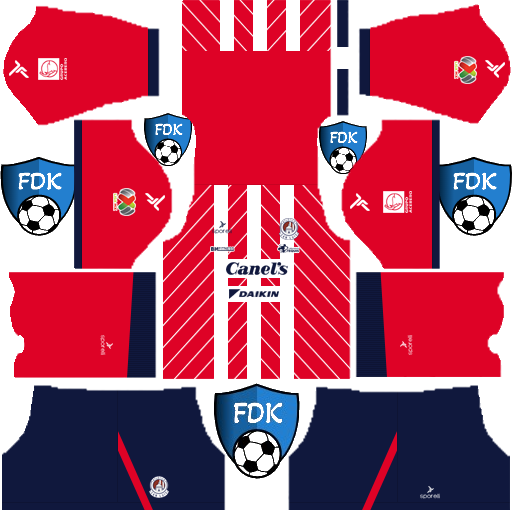 Atletico San Luis DLS Kits 2025 - Dream League Soccer Kits 2025