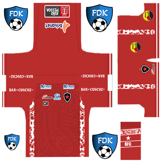 Botafogo PB Pro League Soccer Kits 2025 - Botafogo PB PLS and PKS Kits
