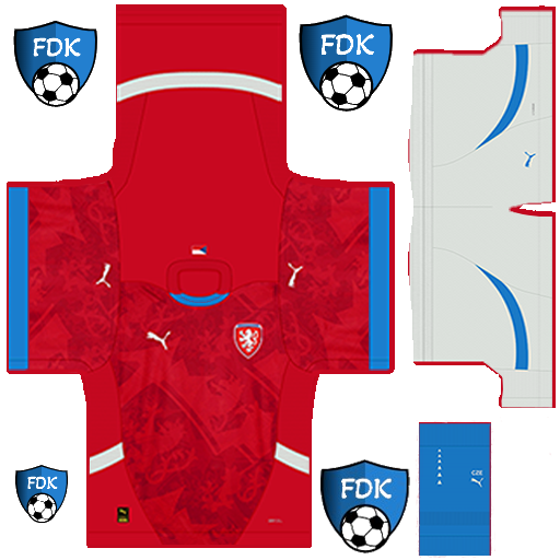 Czech Republic Pro League Soccer Kits 2025 - Czech Republic PLS and PKS ...