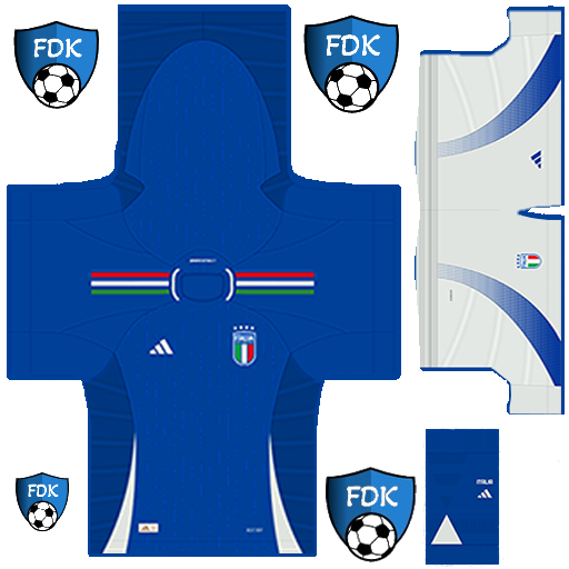 Italy Pro League Soccer Kits 2025 - Italy PLS and PKS Kits
