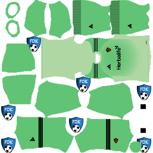 LA Galaxy DLS Kits 2025 - Dream League Soccer Kits 2025