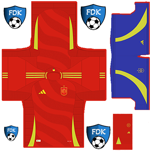 Spain Pro League Soccer Kits 2025 - Spain PLS and PKS Kits