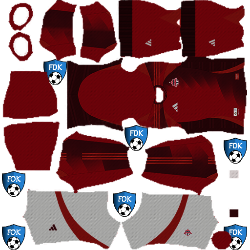 Toronto FC DLS Kits 2025 - Dream League Soccer Kits 2025