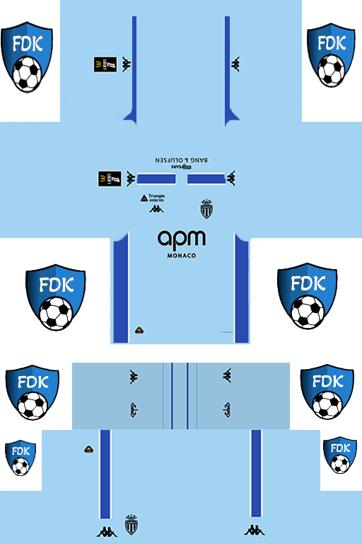 AS Monaco Football League Kits 2025-26