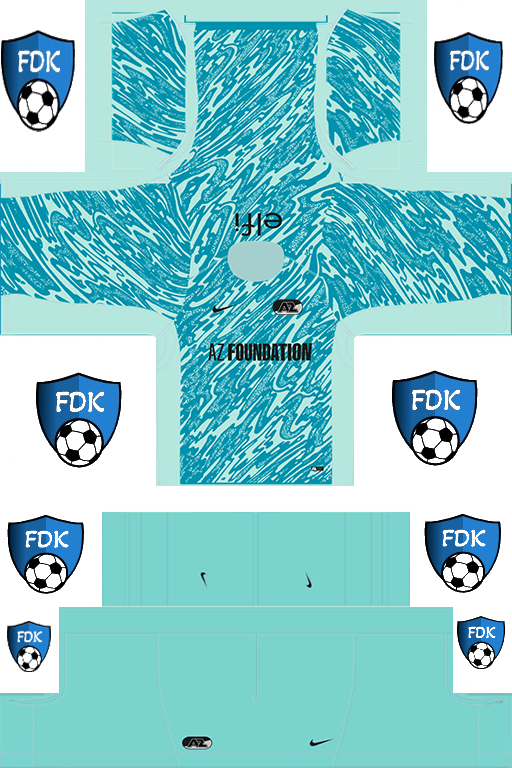 AZ Alkmaar Football League Kits 2025-26