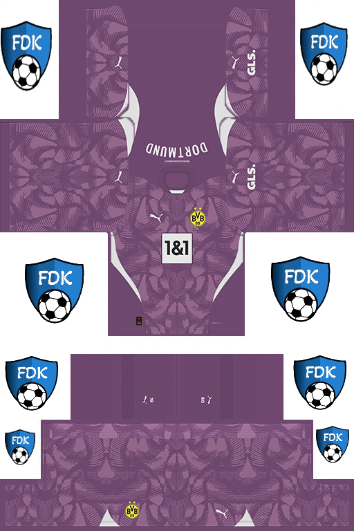 Borussia Dortmund Football League Kits 2025-26