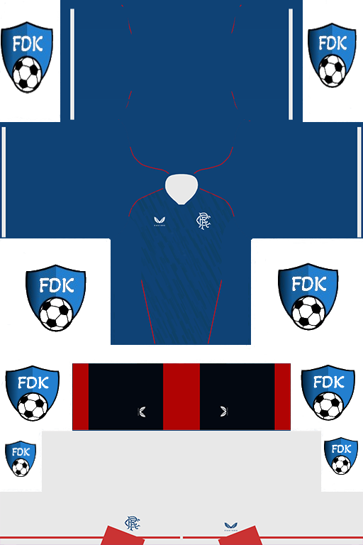 Rangers FC Football League Kits 2025