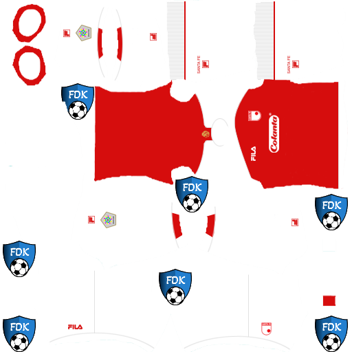 Independiente Santa Fe DLS Kits 2025 - Dream League Soccer Kits 2025