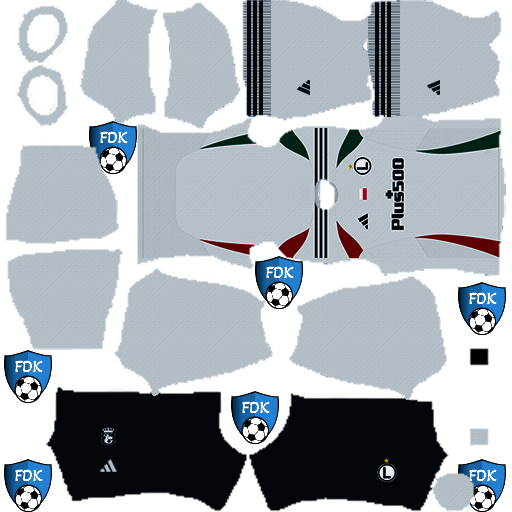 Legia Warsaw DLS Kits 2025 - Dream League Soccer Kits 2025