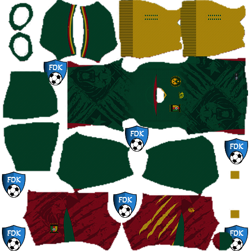 Cameroon DLS Kits 2025 - Dream League Soccer Kits 2025