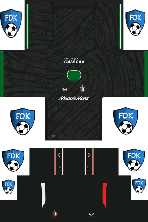 Feyenoord Football League Kits 2025-26