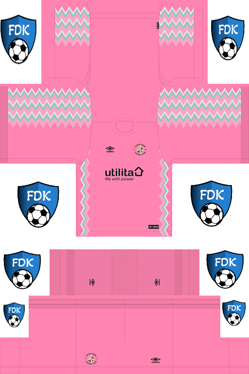 Luton Town FC Football League Kits 2025