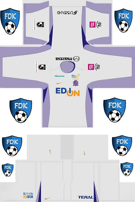 Sanfrecce Hiroshima Football League Kits 2025