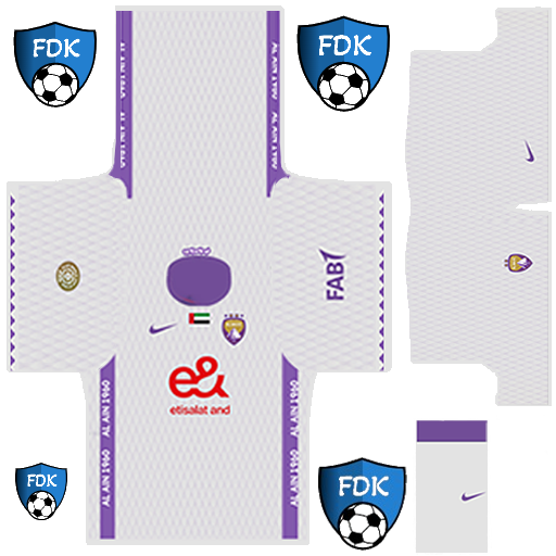 Al Ain FC CWC Pro League Soccer Kits 2025 - Al Ain FC PLS and PKS Kits