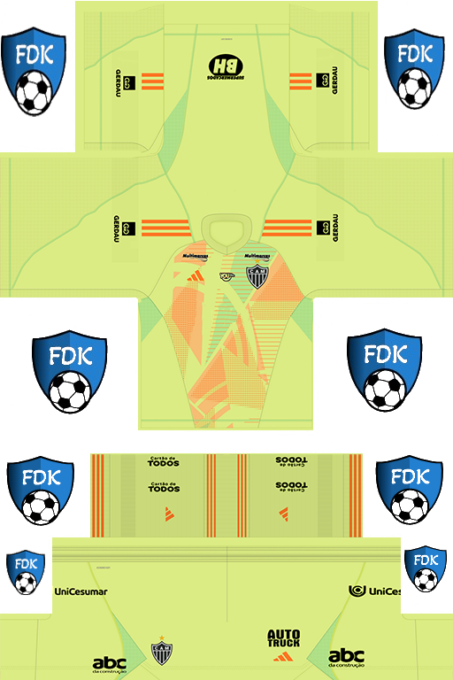 Atletico Mineiro Football League Kits 2025