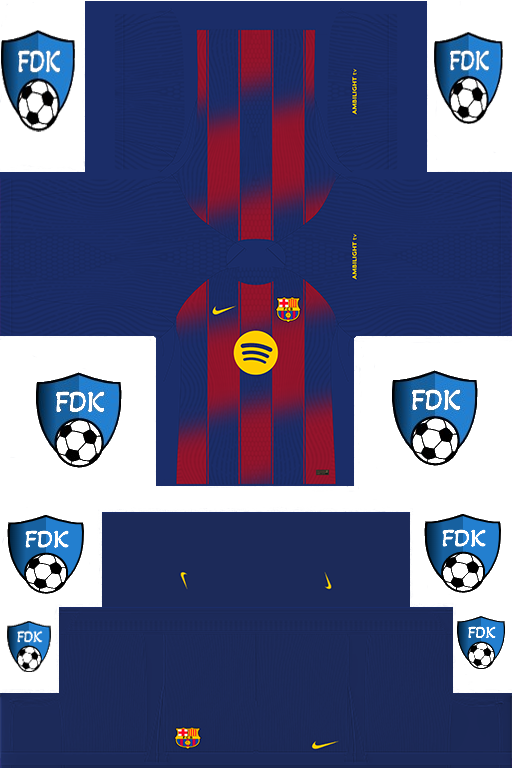 Barcelona Football League Kits 2025-26