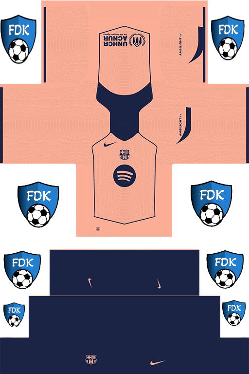 Barcelona Football League Kits 2025-26