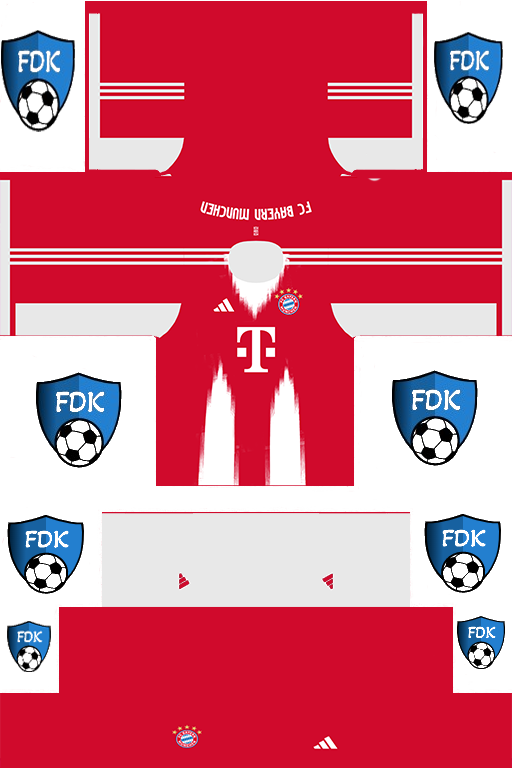 Bayern Munich Football League Kits 2025-26