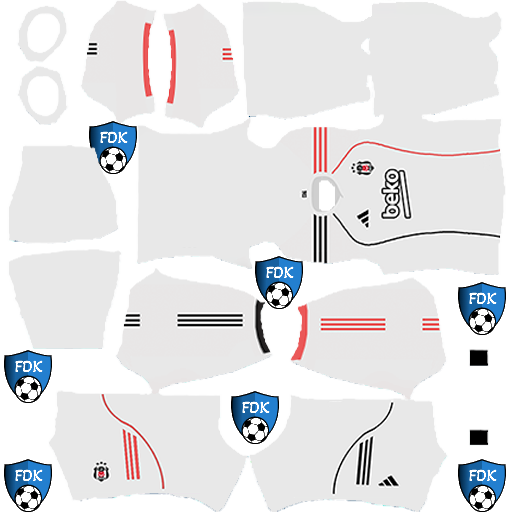 Besiktas JK DLS Kits 2026 - Dream League Soccer Kits 2026