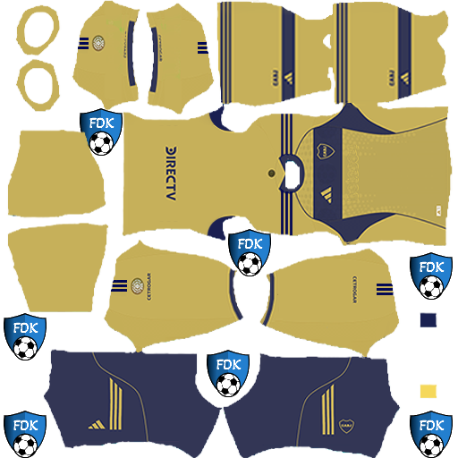 Boca Juniors CWC DLS Kits 2025 - Dream League Soccer Kits 2025