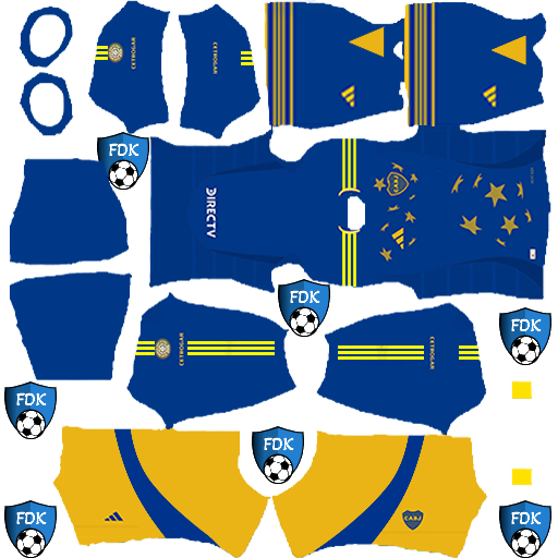 Boca Juniors CWC DLS Kits 2025 - Dream League Soccer Kits 2025