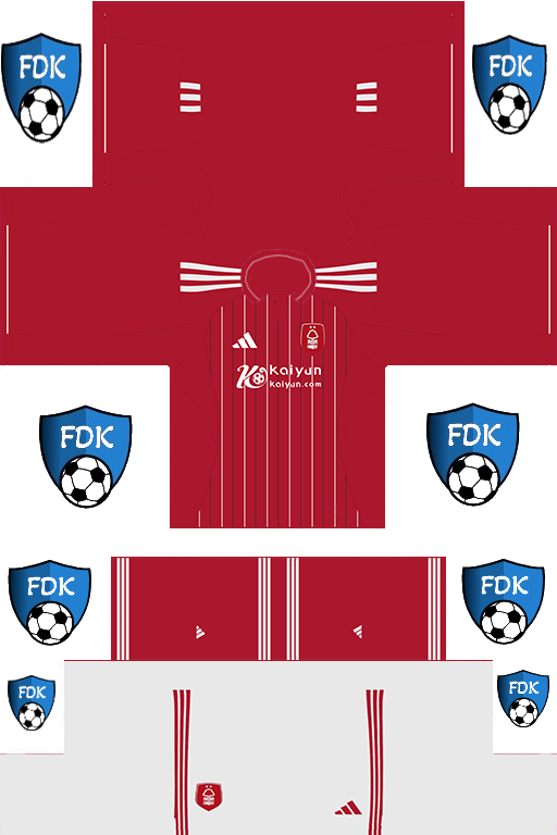Nottingham Forest FC Football League Kits 2025-26