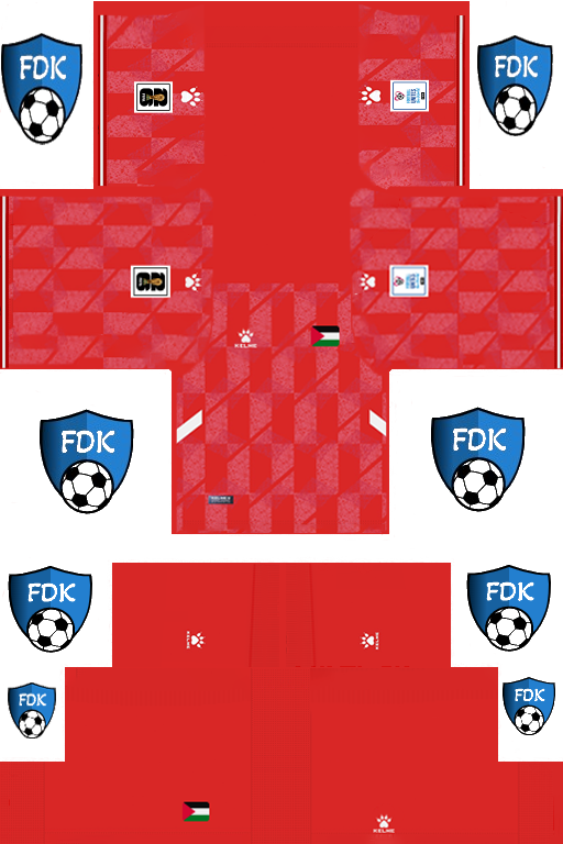 Palestine Football League Kits 2025