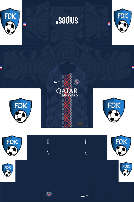Paris Saint-Germain Football League Kits 2025-26
