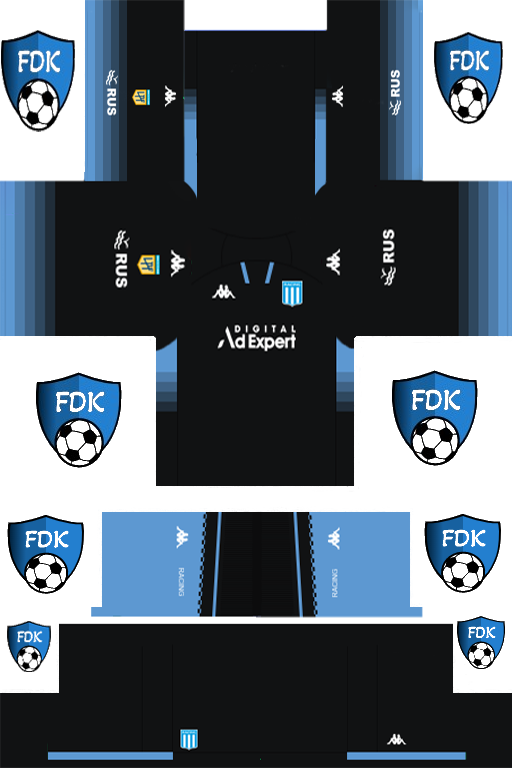 Racing Club Football League Kits 2025