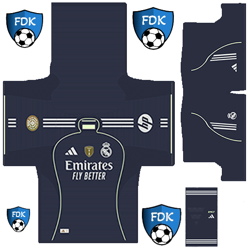 Real Madrid CWC Pro League Soccer Kits 2025 - Real Madrid PLS and PKS Kits
