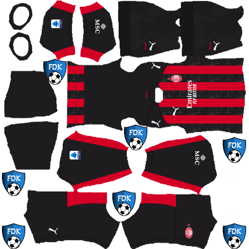 AC Milan DLS Kits 2026 - Dream League Soccer Kits 2026