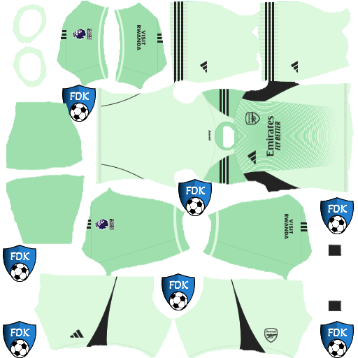 Arsenal DLS Kits 2026 - Dream League Soccer Kits 2026