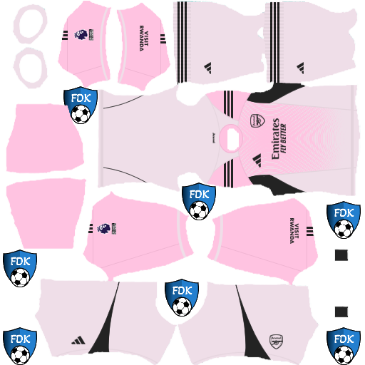 Arsenal DLS Kits 2026 - Dream League Soccer Kits 2026