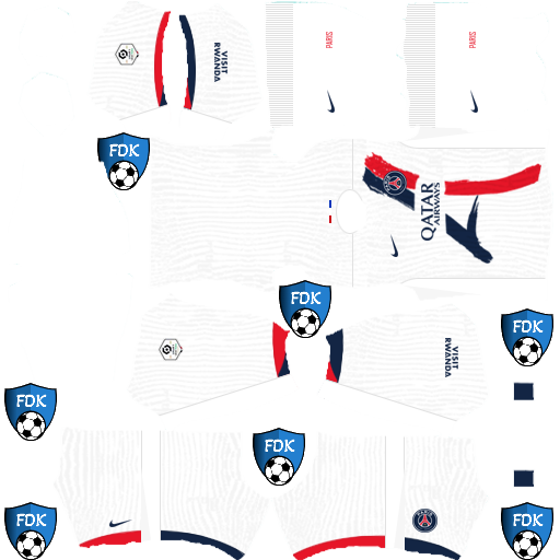 Paris Saint-Germain DLS Kits 2026 - Dream League Soccer Kits 2026