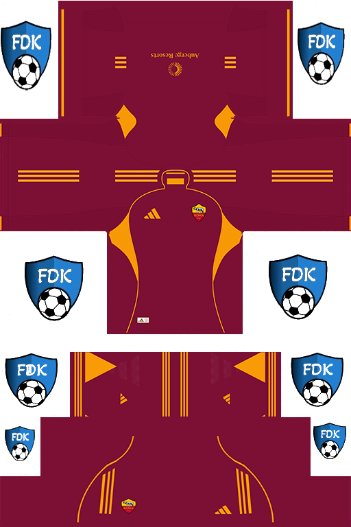 AS Roma Football League Kits 2025-26