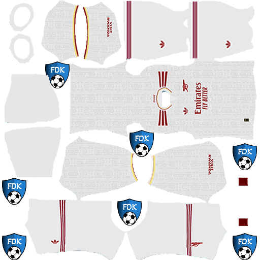 Arsenal DLS Kits 2026 - Dream League Soccer Kits 2026