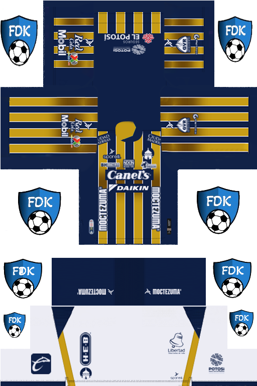 Atlético San Luis Football League Kits 2025-26