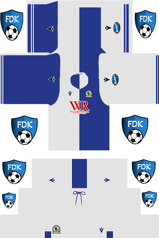 Blackburn Rovers FC Football League Kits 2025-26