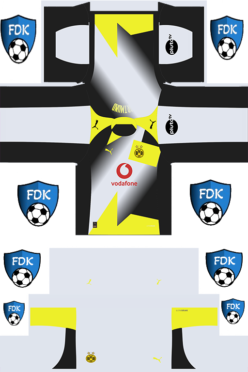 Borussia Dortmund Football League Kits 2025-26