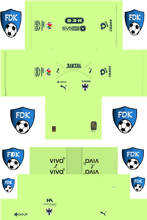 CF Monterrey Football League Kits 2025-26