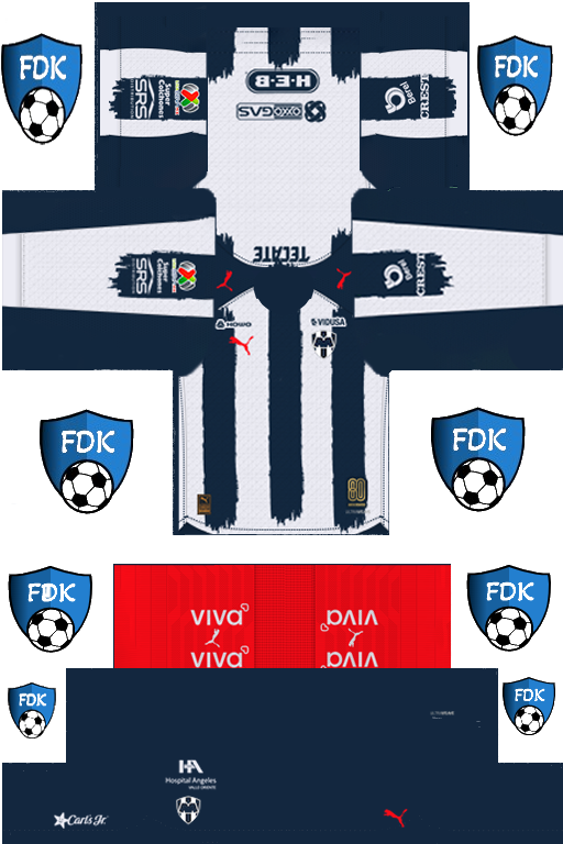 CF Monterrey Football League Kits 2025-26