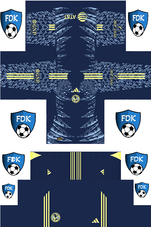 Club America Football League Kits 2025-26