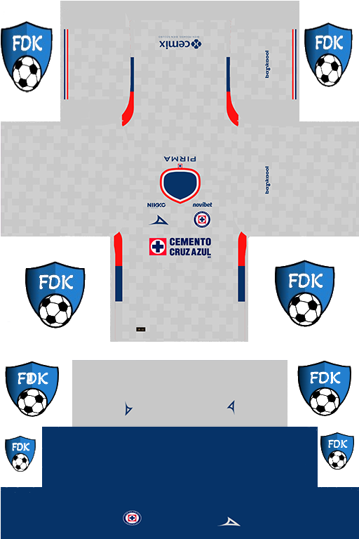 Cruz Azul Football League Kits 2025-26
