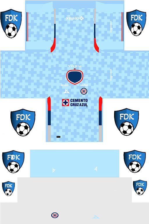 Cruz Azul Football League Kits 2025-26
